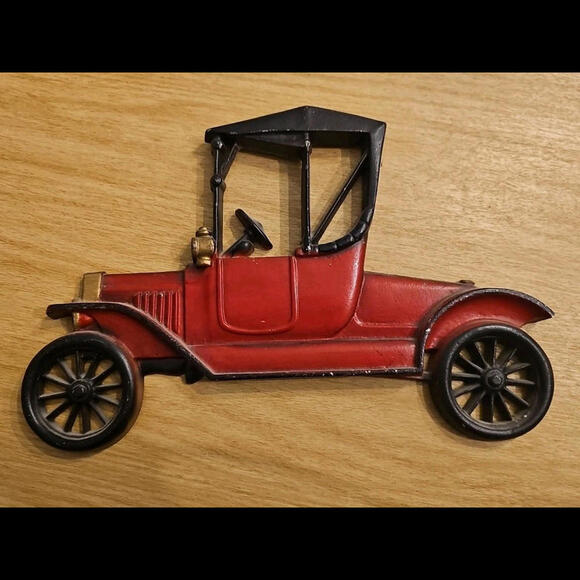 Other | Vintage Metal Midwest Antique Ford Car Wall Hanging By Sexton ...